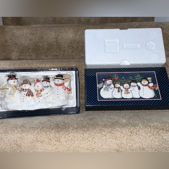 Holiday | Vintage Five Festive Snowmen First Edition 1998 Susan Winget ...